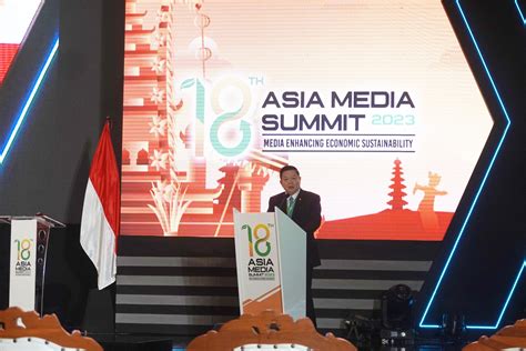 Secretary General Of Asean Delivers Special Address At The 18th Asia Media Summit Asean Main