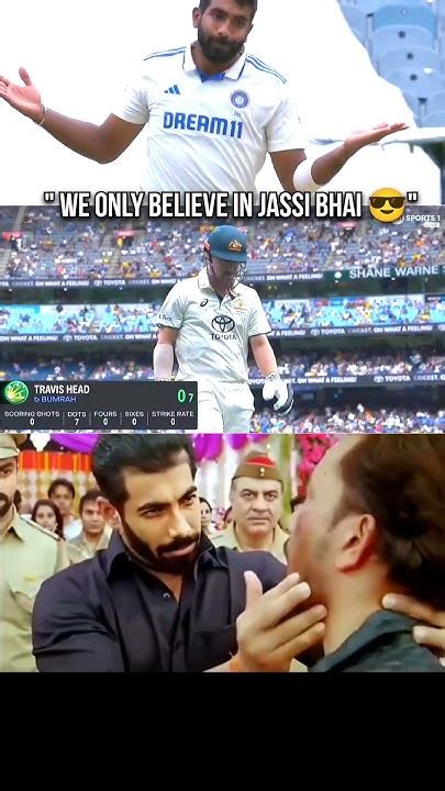 We Believe In Jassi Bhai 😎 Indvsaus Jaspritbumrah Travishead Shorts