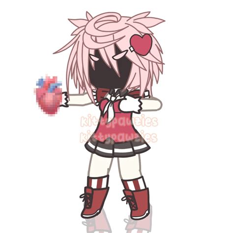 E Emoji Oc Request ~ 🎧🫀🎀 Character Design Gachalife Girl Outfits