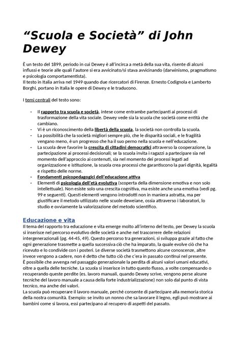 Libro Scuola E Società Docsity