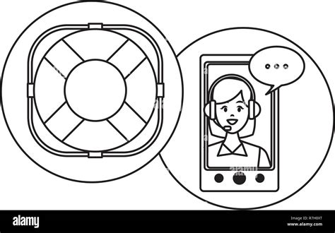 Lifebouy And Assitant Stock Vector Image And Art Alamy