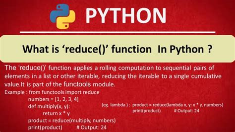 Sanjay Kumar Sethi On Linkedin What Is ‘reduce Function In Python