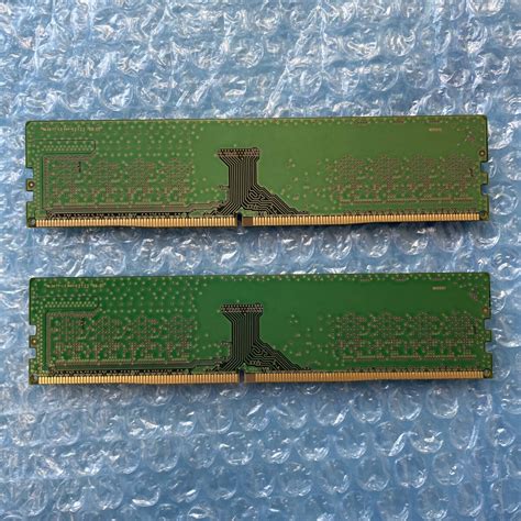 Samsung 8gb×2枚 計16gb Pc4 3200aa Ua2 11 デスクトップ メモリ Dm 870dimm｜売買された