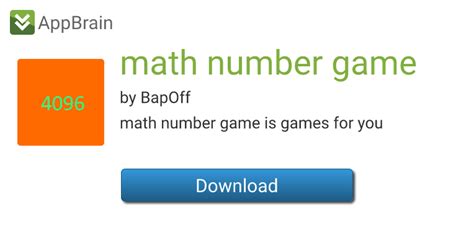 Math Number Game For Android Free App Download