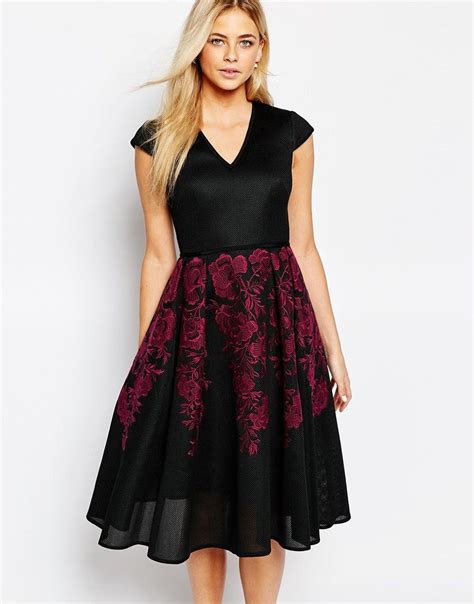 Ted Baker Levana Bonded Lace Full Skirt Dress At Vestito Con