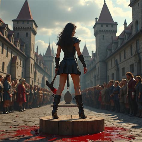 Medieval Female Executioner Scene Stable Diffusion Online