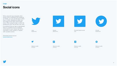 Twitter Brand Guidelines Final Social Icons Style Guides Brand