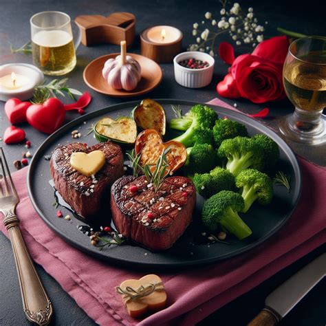 Filet Mignon Grillé spécial menu saint Valentin cétogene