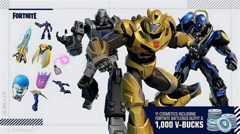 Fortnite Revealed 3 New Transformers Skins Official Battle Bus Skin