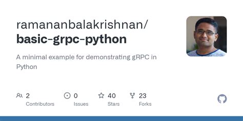 Github Ramananbalakrishnanbasic Grpc Python A Minimal Example For