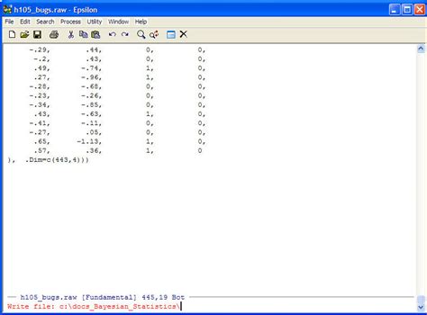 Running Regressions In STATA And WINBUGS