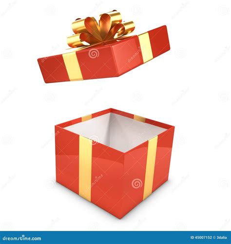 Le Boîte cadeau d S ouvre Illustration Stock Image