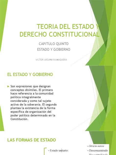 Teoria Del Estado Y Derecho Constitucional Pdf Estado Política