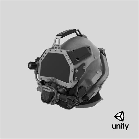 3d Commercial Diving Helmet Drass D One Model Turbosquid 2100862