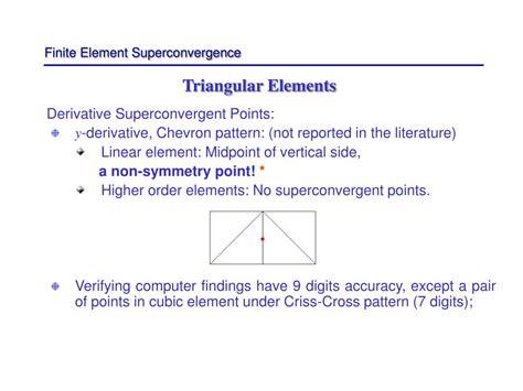 PPT Superconvergence Points In Finite Element Method PowerPoint Presentation ID
