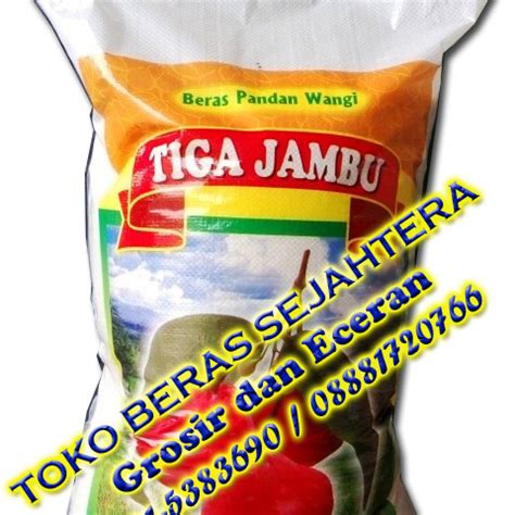 Jual Beras Khusus Tiga Jambu Pandan Wangi ASLI 20 Kg Kota Tangerang