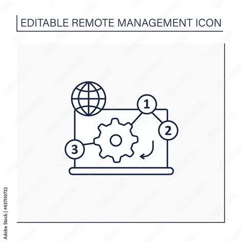 Manage Priorities Line Icon Online Working Priority Execution Works Important Tasks Task