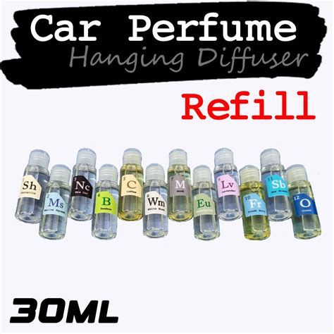 Refill For Car Perfume Hanging Diffuser 30ml Shopee Philippines