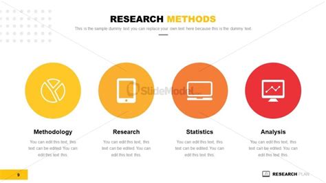 Research Planning Methods PowerPoint SlideModel