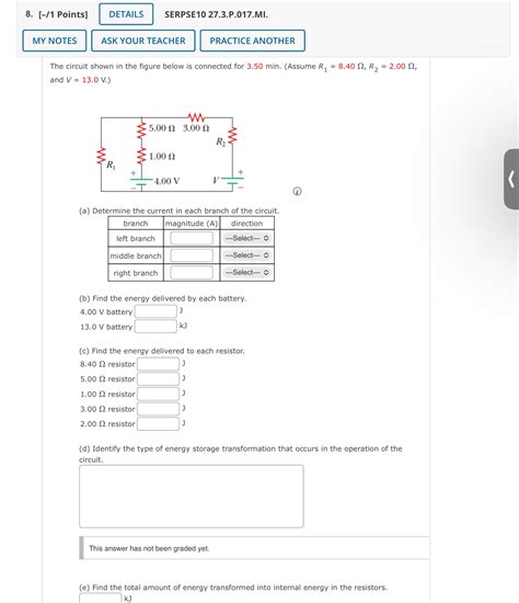 Solved The Circuit Shown In The Figure Below Is Connected Chegg