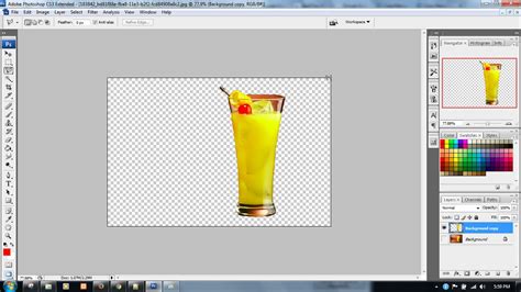 cara menghilangkan background gambar menggunakan photoshop rak info
