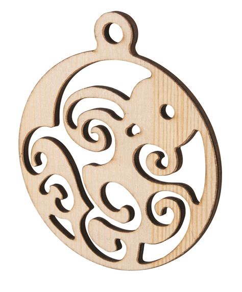 Zart Wooden Christmas Baubles