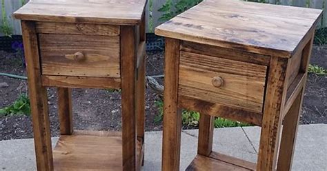 Nightstands For The Bed Again Ana White Plans These Are Done Pretty