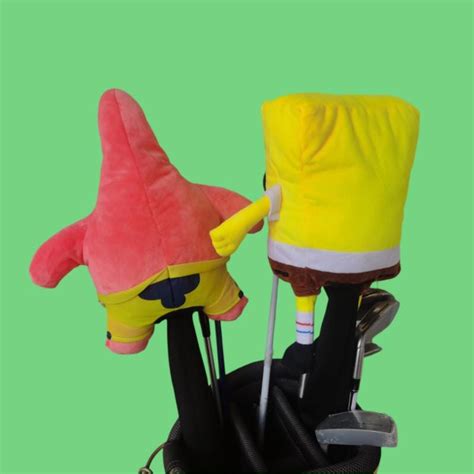Spongebob Driver Golf Headcover Cute Golf Cover For Golfers Etsy