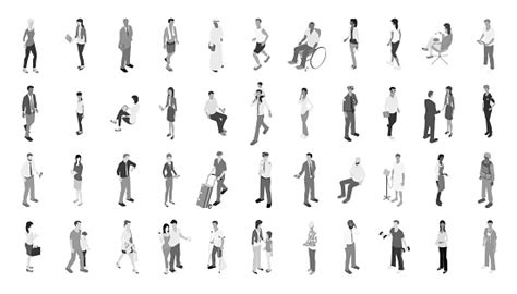 People Icons Grayscale Stock Illustration Download Image Now Istock