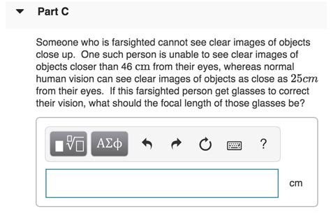 Solved In Order To See Objects At Different Distances