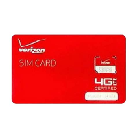 Verizon Wireless Micro 4g Lte Certified 3ff Sim Card Ebay