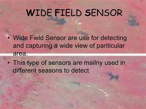 Sensors Remote Sensing Ppt