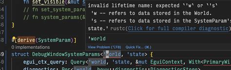 `derivesystemparam` Should Allow `world` And `state` Lifetime Names · Issue 10331