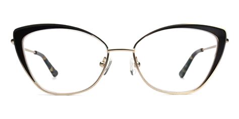 Paisley Stylish Rose Gold Cat Eye Glasses With Metal Frames Abbe Glasses