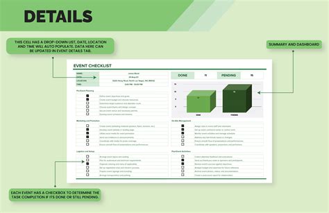 Event Checklist Template Download In Excel Google Sheets Template Net