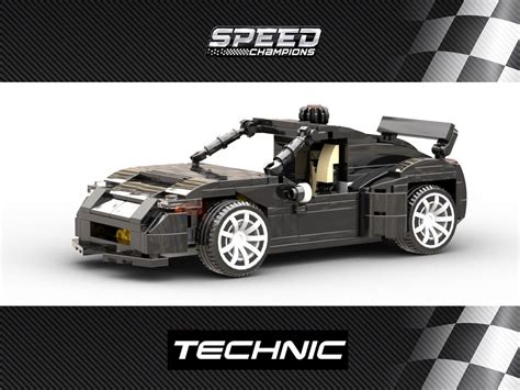 Lego Moc Black Car By Goga Moga Rebrickable Build With Lego