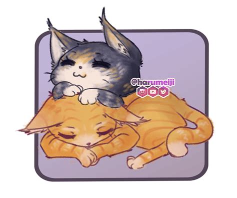 Crayon Chibi Cats By Harumeiji On Deviantart