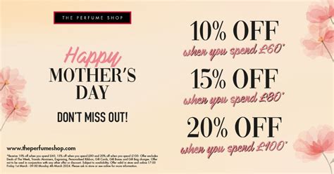 Save On Mothers Day Gifts At The Perfume Shop St Nicholas Shopping