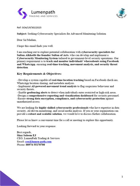 Soa Cybersecurity Monitoring Pdf Security Computer Security