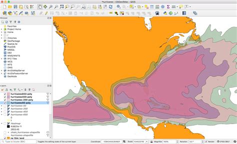 More Qgis Hurricane Maps Lines To Points And Vector Overlaps Ben