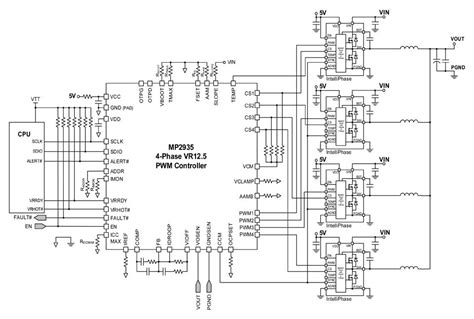 mp2884a digital multi phase pwm controller with pmbus and pwm vid mps