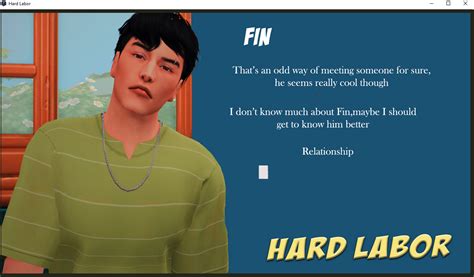 Bi Dating Simulator Game Hard Labor Made With The Sims 4 The Sims
