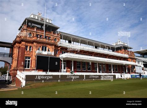 General View Of The Lords Pavilion At Lords Cricket Ground London