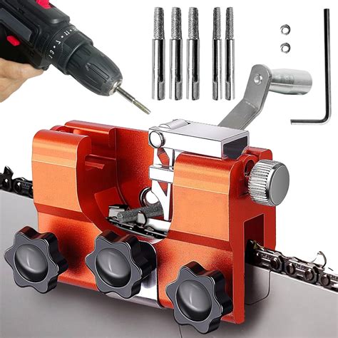 Chainsaw Sharpener Tool With 6pcs High Hardness Sharpening