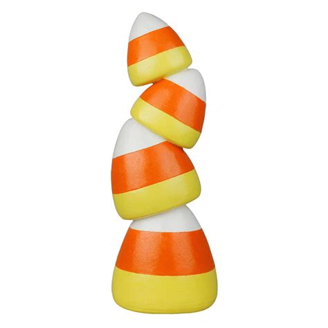 Stacked Candy Corn Decor At Home