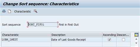 batch determination in inventory management for fefo fifo lifo