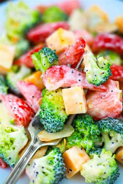 Strawberry Broccoli Salad Recipe Sweet And Savory Meals