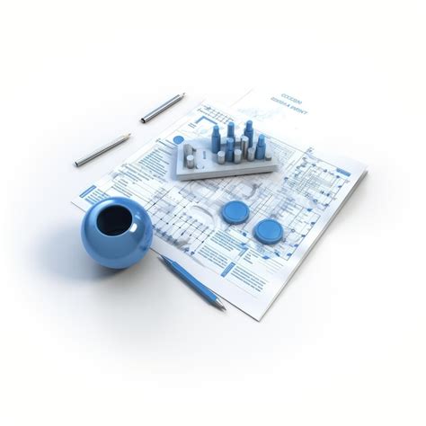 premium ai image binary blue a project plan for designing and executing with a white background