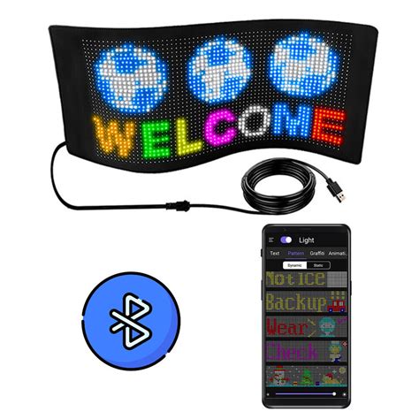 LED Matrix Pixel Panel Bright Advertising LED Car Sign