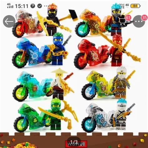 海外 Oversea pcs Ninja minifigures toy building kit LeGoing toys building blocks Lloyd NYA zane